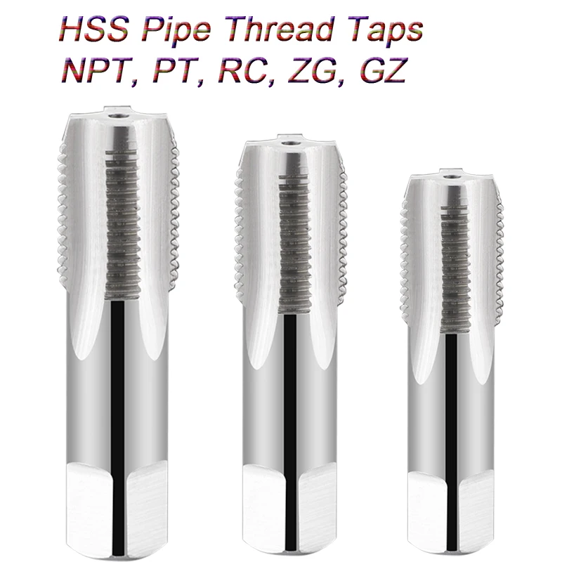 Pipe-Thread-Taps-HSS-Tapping-Tube-Tap-NPT-PT-RC-ZG-For-Metalworking ...
