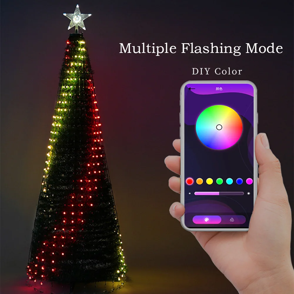 Flashing Christmas Lights Animation