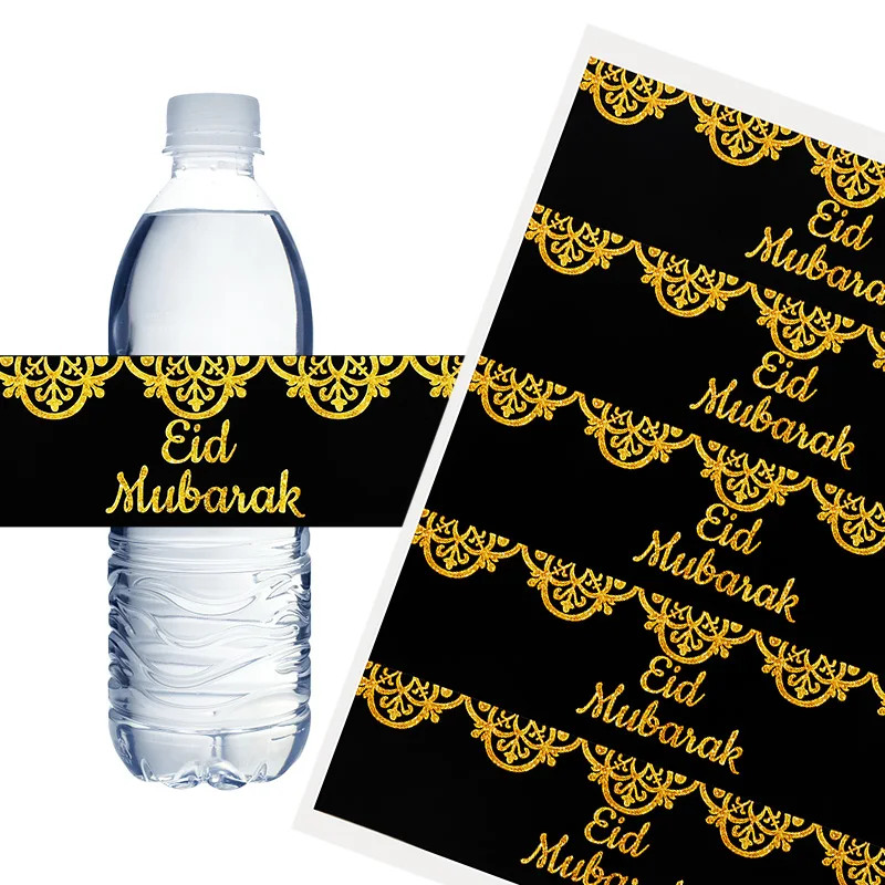 20pcs-Eid-Mubarak-Bottle-Labels-Ramadan-Kareem-Decor-Mubarak-Water ...