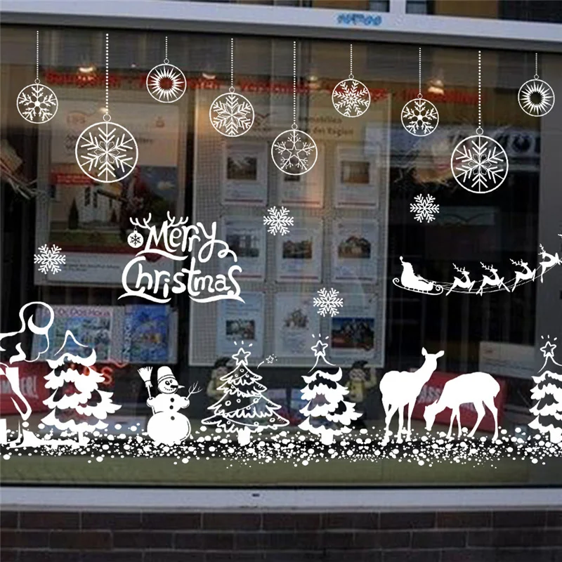 Celebrate Christmas Wall Stickers For Store Office Home Decoration ...