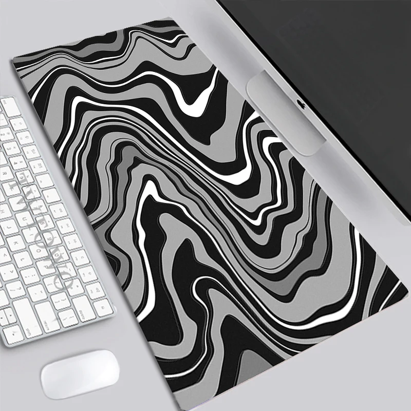 Mouse Pad Gamer Large Desk Mats keyboard pad Strata Liquid Marble ...