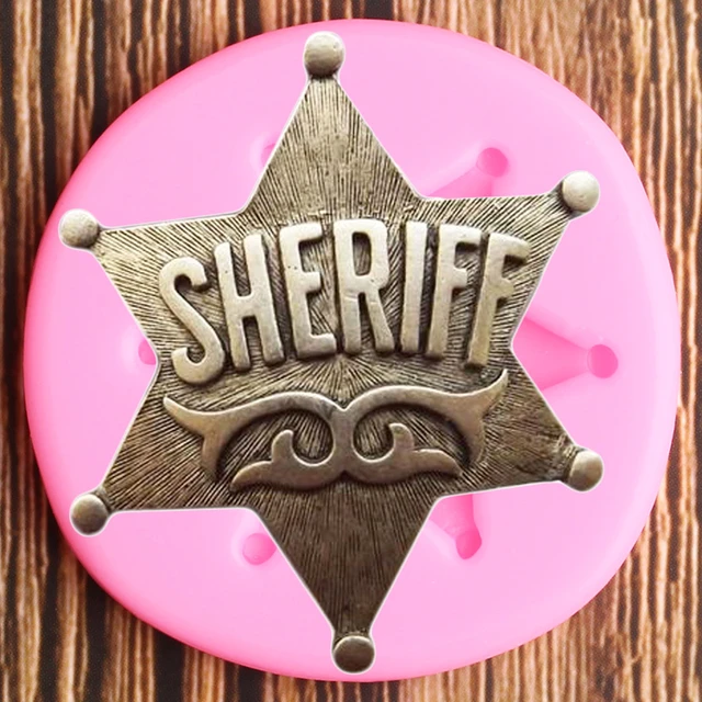 Pink Sheriff Badge