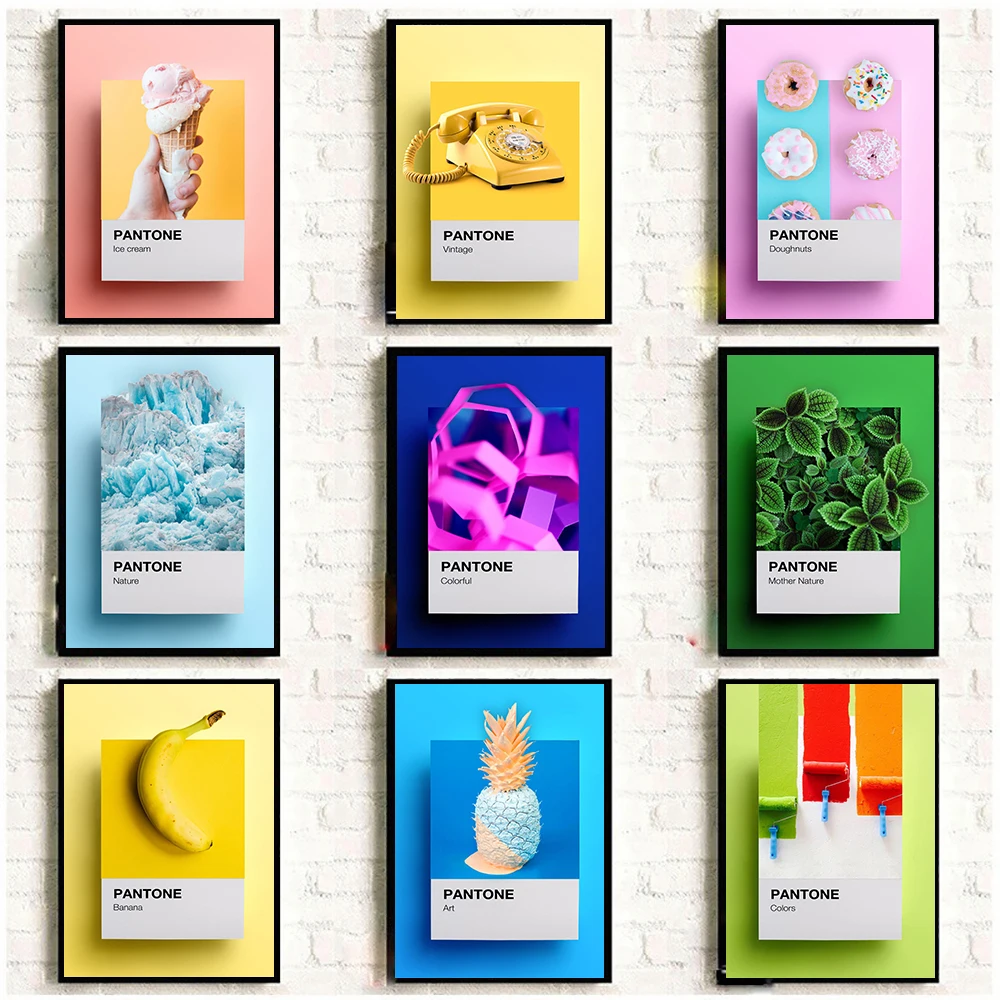 Pantone Art Prints Wall Décor Home Décor Wall Hangings etna.com.pe