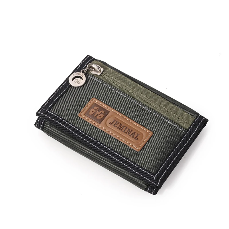 Teens-Canvas-Short-Wallets-With-Coin-Pockets-ID-Credit-Card-Holder-for ...
