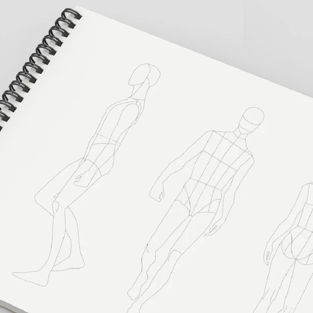 Male Body Outline Template