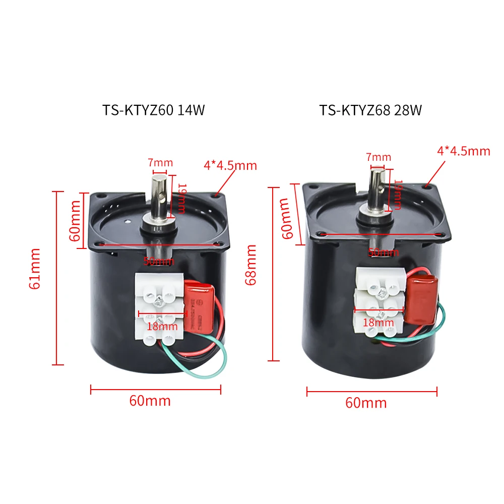 60ktyz Permanent Magnet Synchronous Motor Slow Forward And Reverse ...
