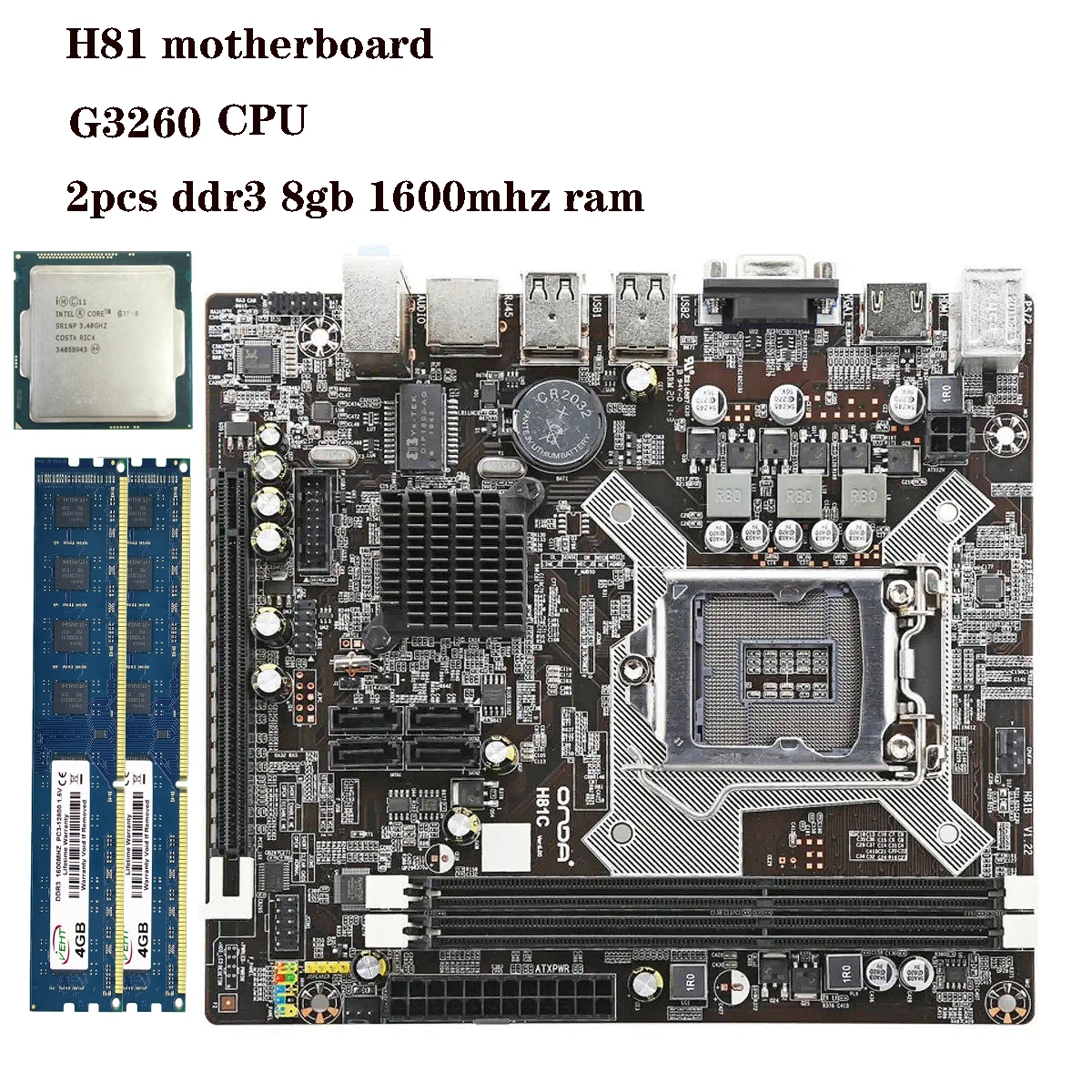 H81M-E-M51AD-DP-MB-Intel-H81-PC-Motherboard-LGA-1150-MATX-1150 ...