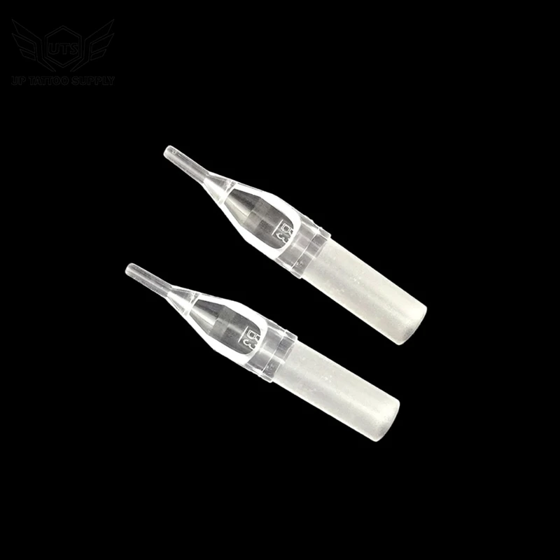 50pcs/lot Tattoo Flat Tips 13MFT Disposable Transparent Steriled ...