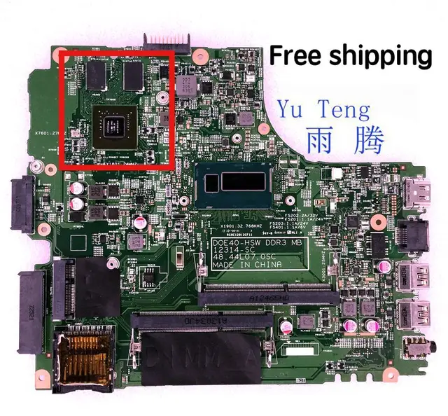 DELL Latitude 3440 L3440 Laptop Motherboard with I3 cpu Mainboard fully ...