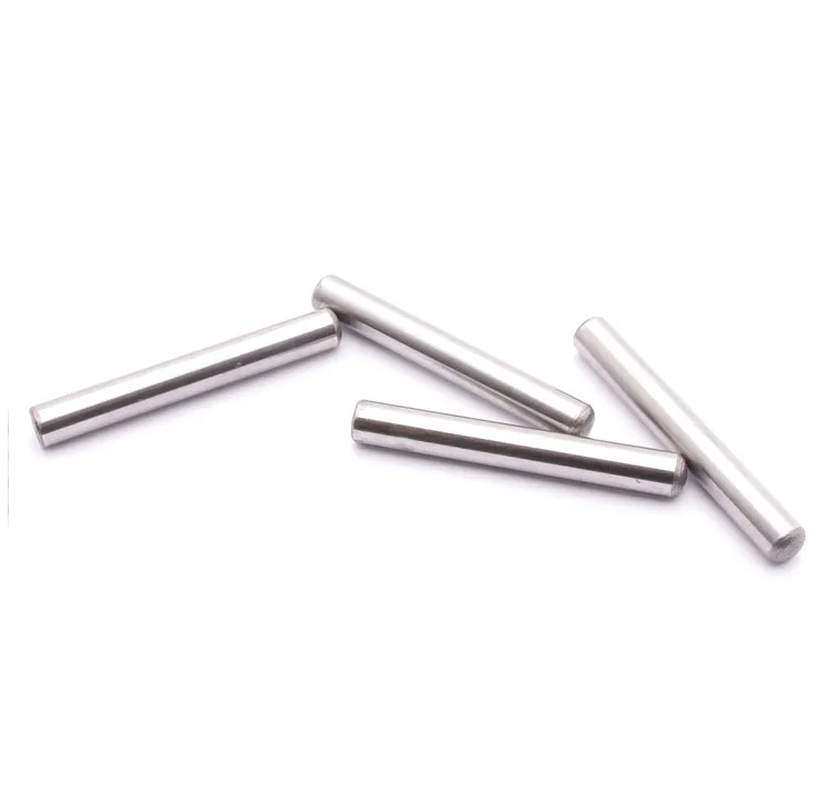 1pcs M25 45# steel cylindrical pins double head chamfer solid pin fixed ...