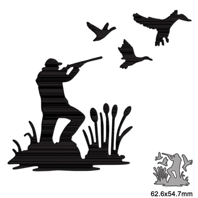Duck Hunting Stencil