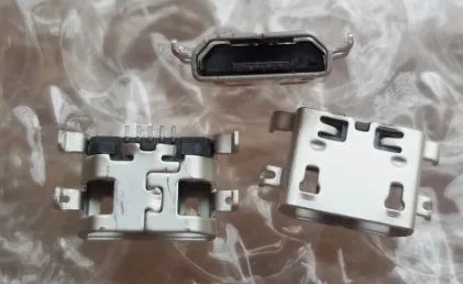 50pcs Micro 5p Usb Jack Usb Connector For Alcatel Ot995 - Connectors ...