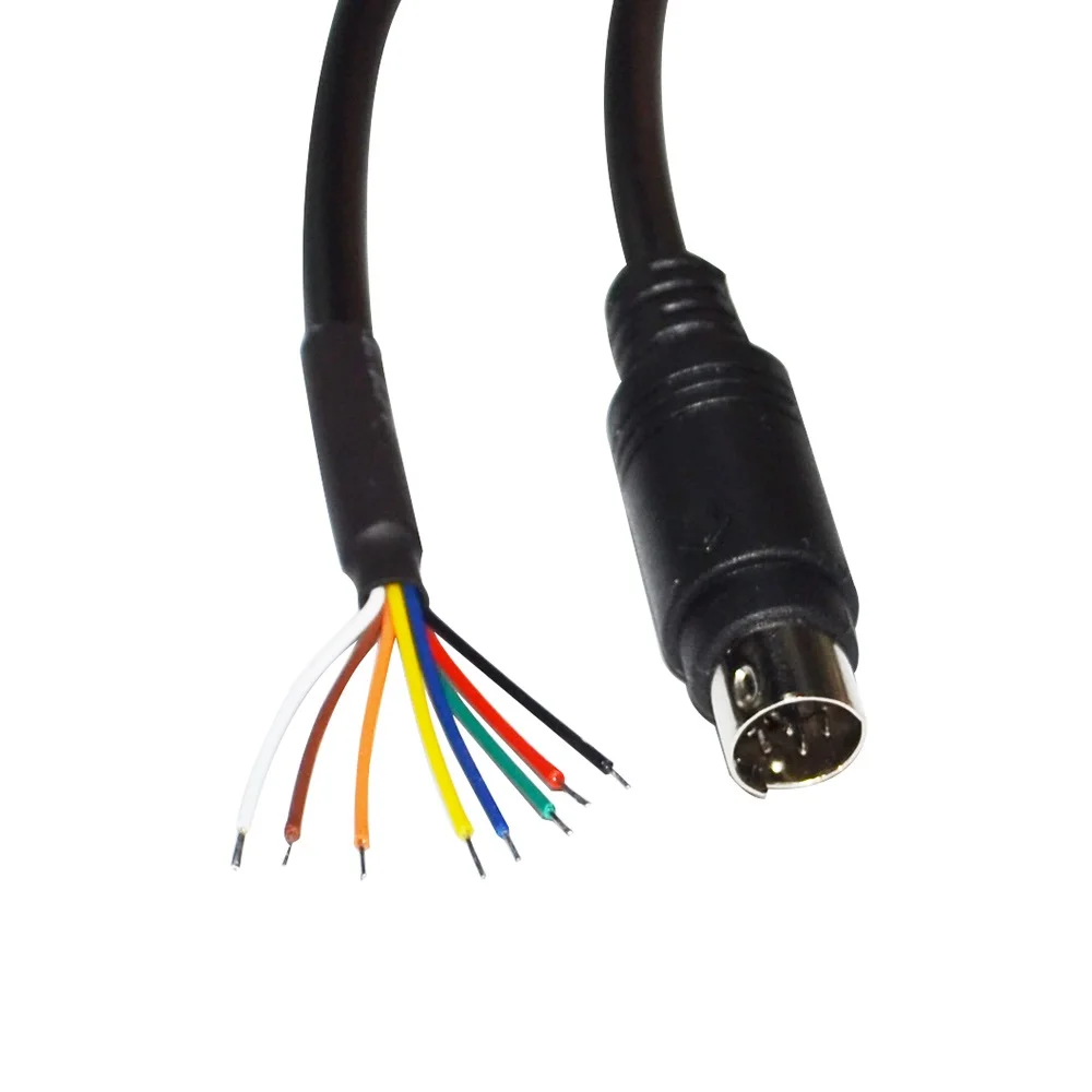BREAKOUT CABLE YAESU CT-62 CAT CABLE MD8 8 PIN MINI DIN MALE SERIAL ADAPTER FOR YAESU BAND DATA ...
