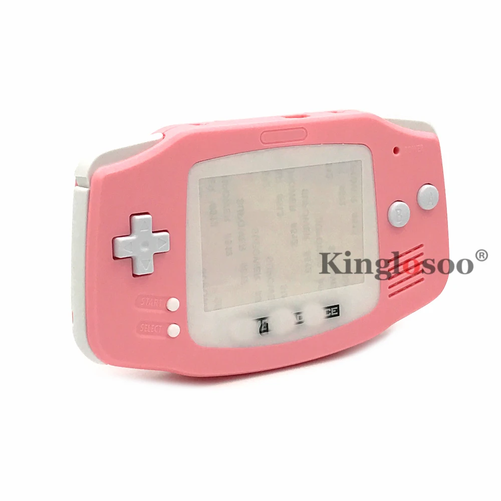 Pink Full Ips Shell Case For Nintendo Game Boy Advance Gba Housing ...