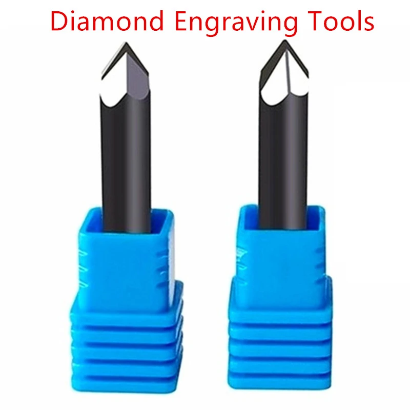 PCD diamond engraving bits engraver CNC Carving Tools Stone carbide ...