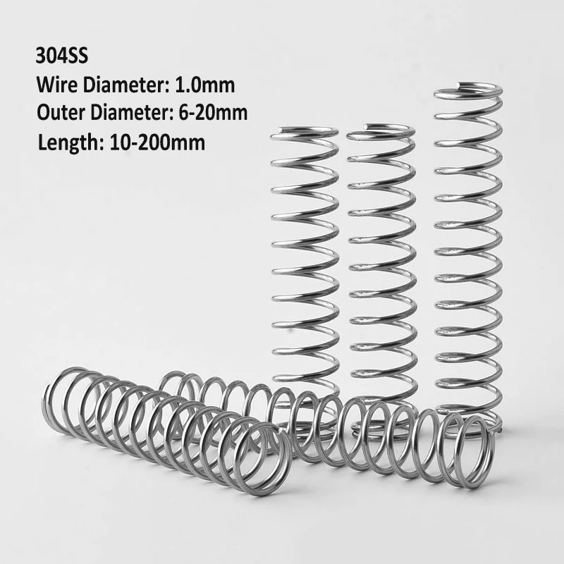 304-Stainless-Steel-Compression-Springs-Y-shaped-Spring-Wire-Diameter ...