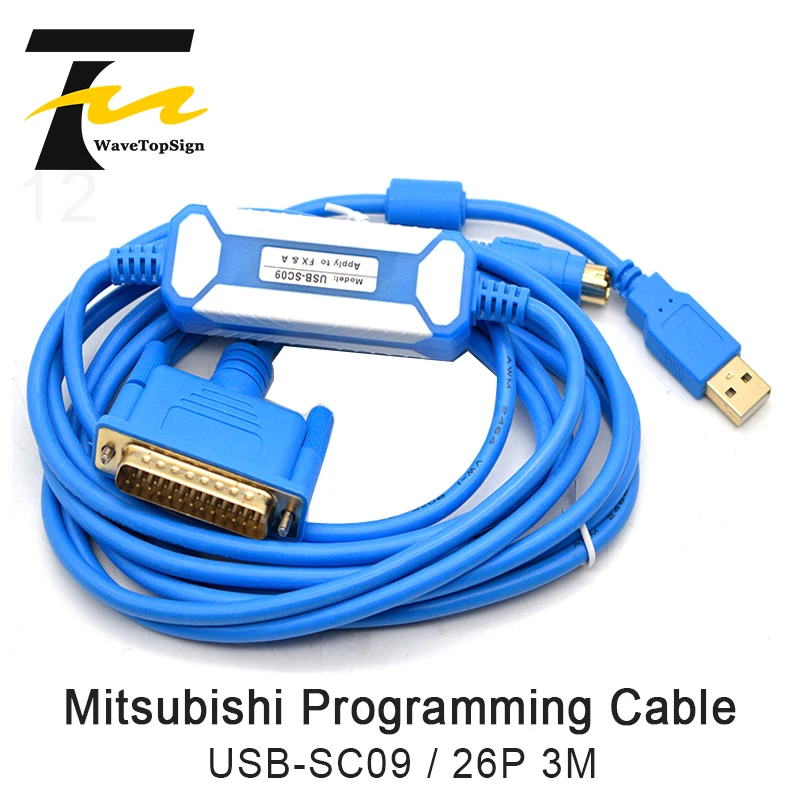 Mitsubishi FX/1N/2N/2S/3S and A Series PLC Programming Cable Data ...