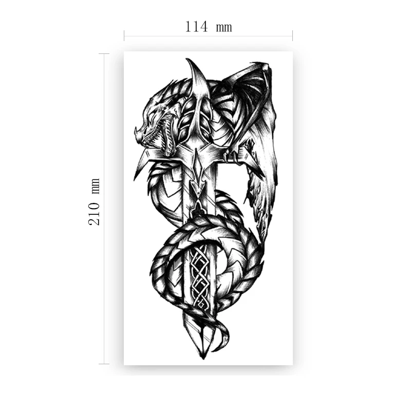 Good Vs Evil Dragon Tattoo Designs