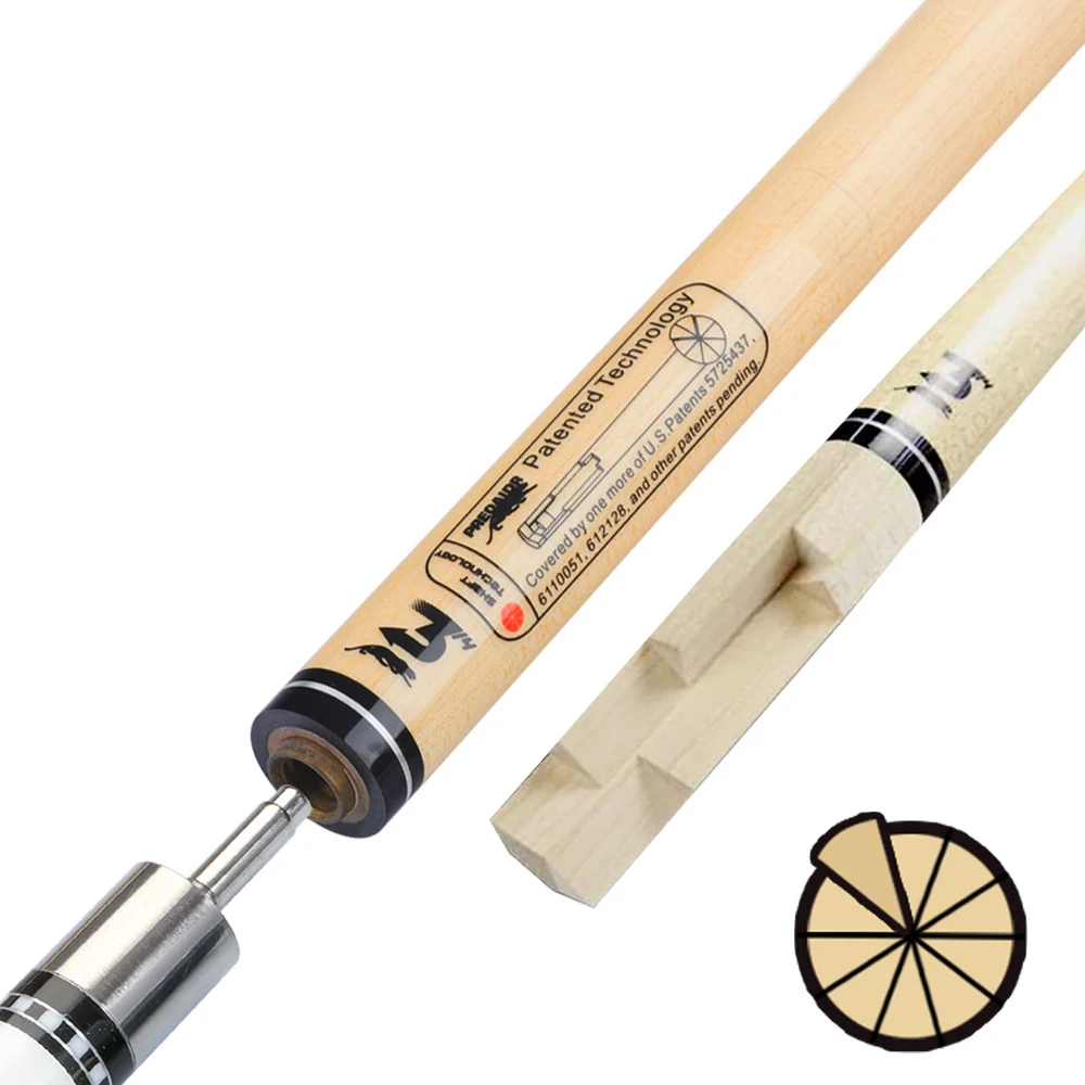 PREOAIDR 3142 Z2 POINOS Billiard Pool Stick 10mm 11.5mm 13mm Tip ...