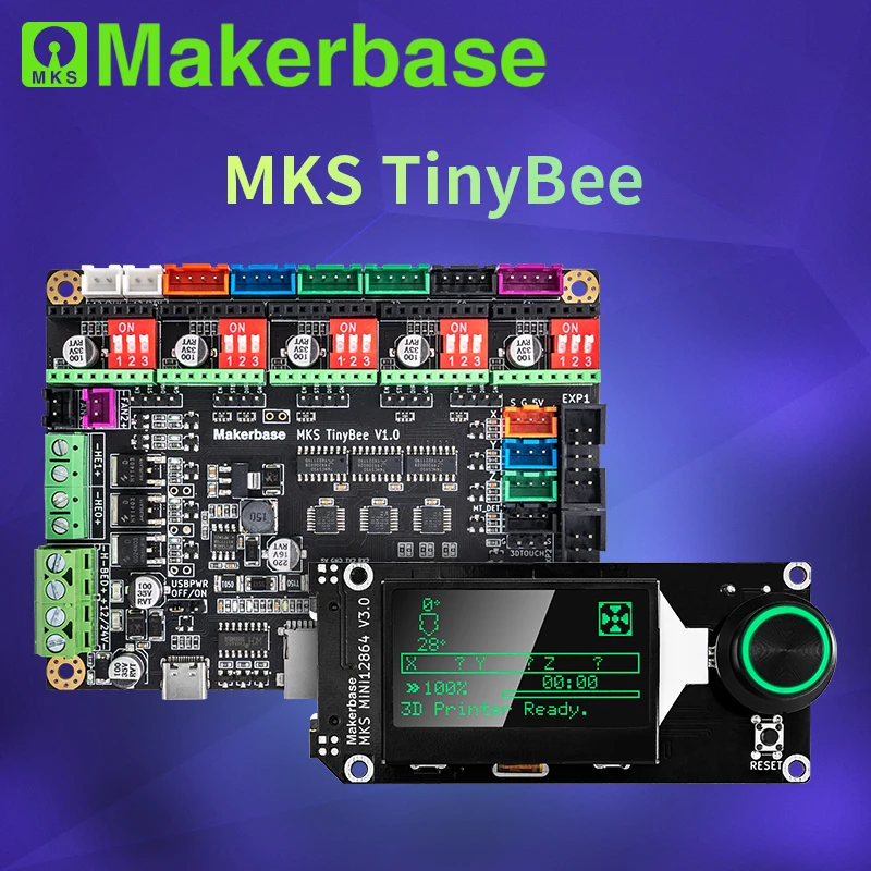 Makerbase Mks Tinybee 3d Printer Control Board Esp32 Mcu 3d Printer Parts Tft Screen Wifi ...