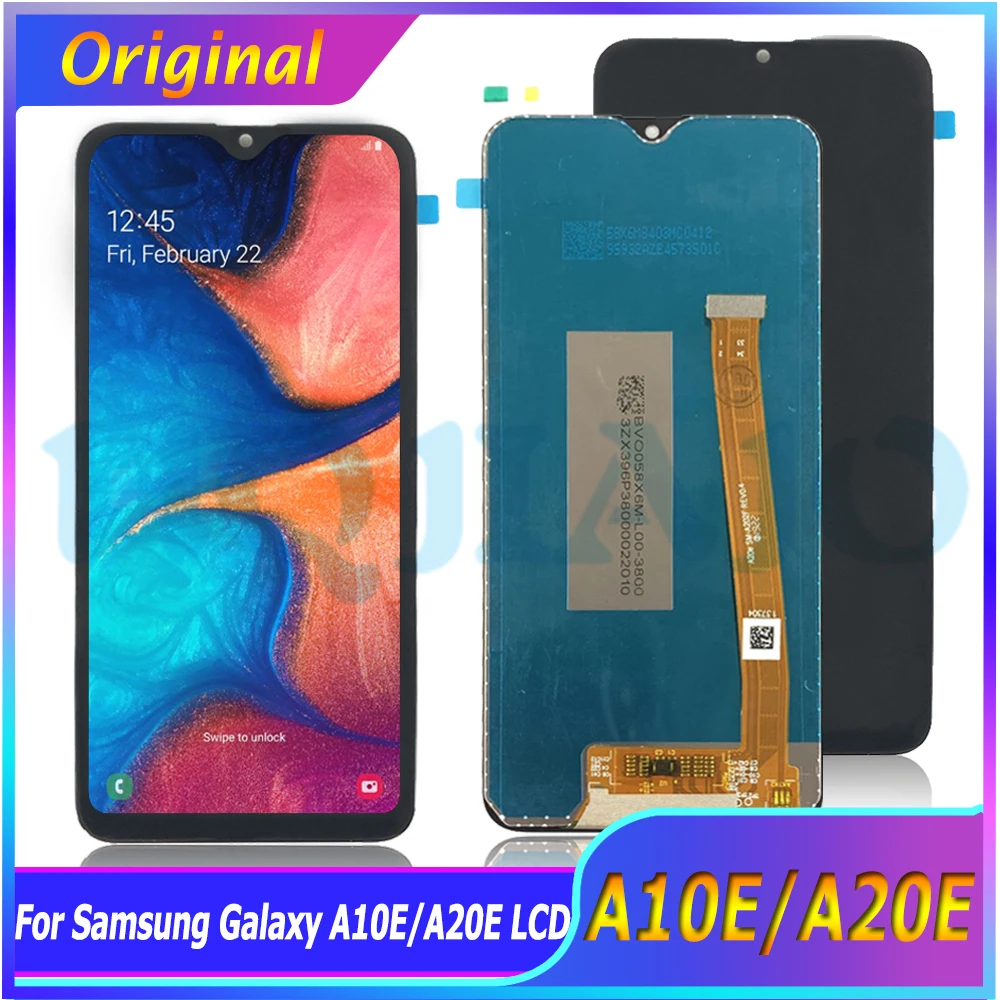 삼성 A10e SM A102U A20e SM A202F/DS LCD 디스플레이 화면 터치 디지타이저 어셈블리 용 오리지널 LCD ...