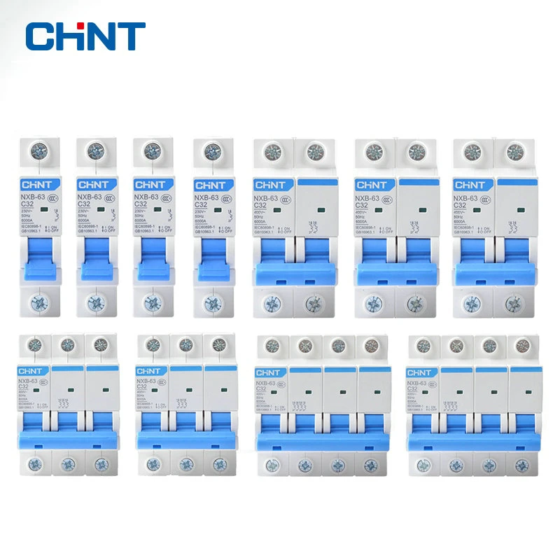Chint Mini Circuit Breaker Nxb-63 Dz47 1p 2p 3p 4p 1a - 63a House Mcb With Indication - Circuit ...