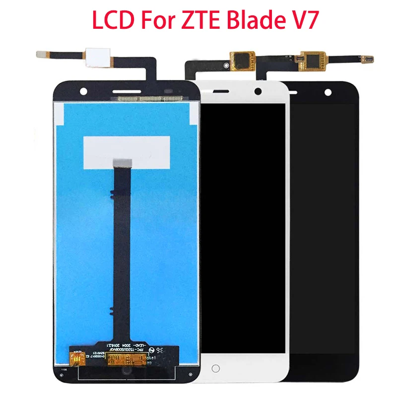 Original 5.2 "para zte lâmina v7 display lcd de toque digitador da tela ...