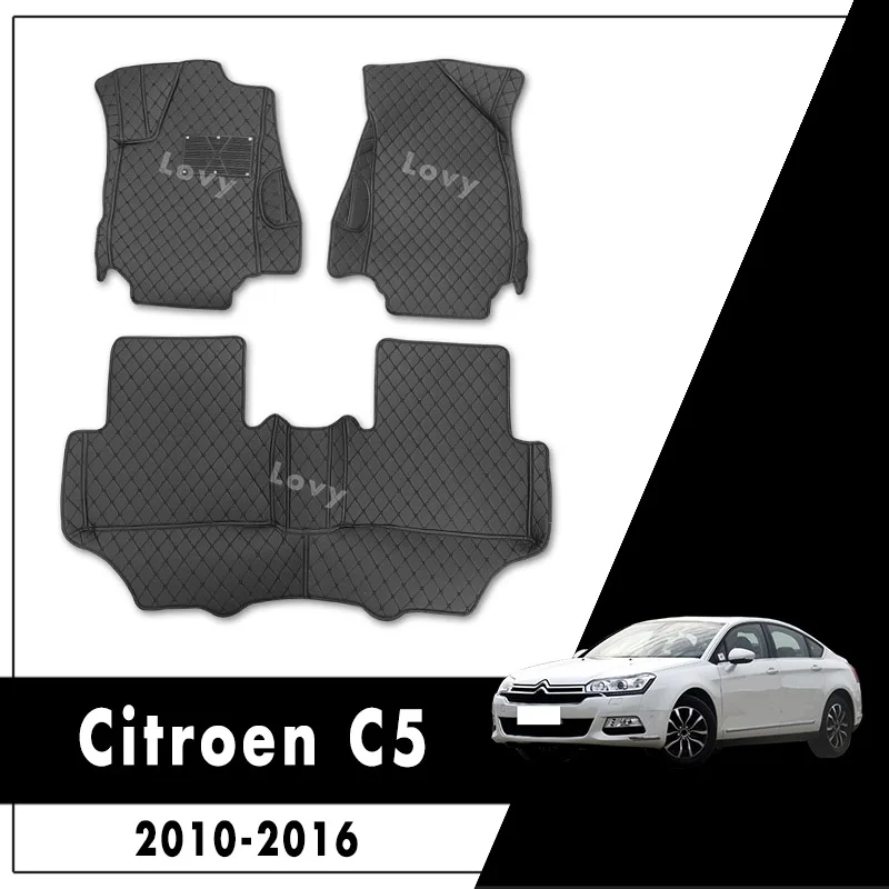 Car Floor Mats For Citroen C5 2010 2011 2012 2013 2014 2015 2016 ...