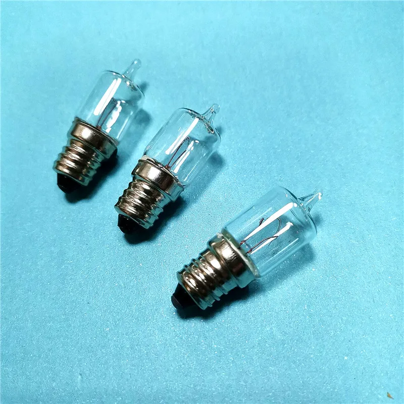 Flashlight E10 Sharp Head Spotlight Bulb 6v 8v 12v 0.7a Warm Yellow ...