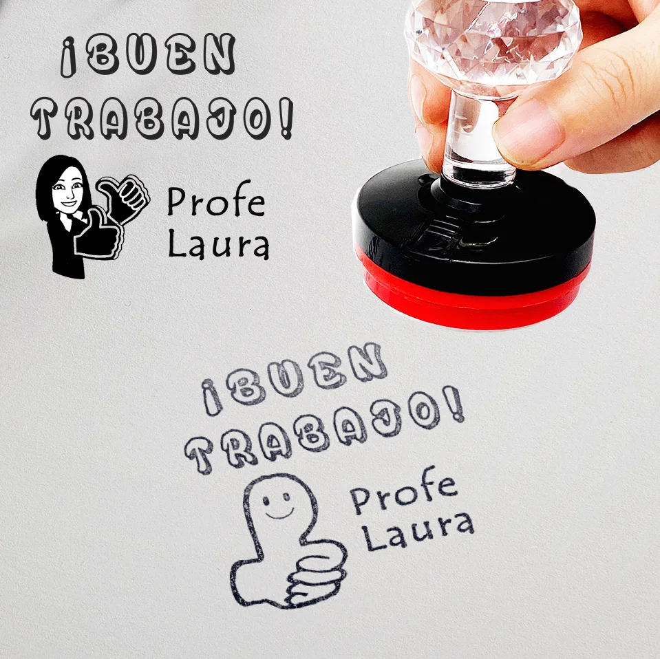 Sello-ABC-personalizado-para-profesores-sello-Muy-bien-personalizado ...