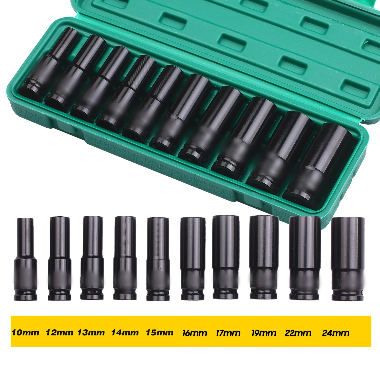 10pcs-Impact-Socket-Set-1-2-Drive-Metric-Deep-Impact-Socket-Set ...