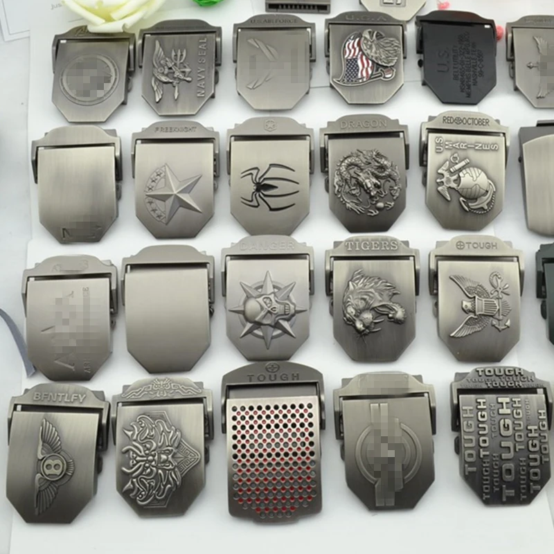 Men's Tactical Belt Buckle Alloy Material Application Of Military ...
