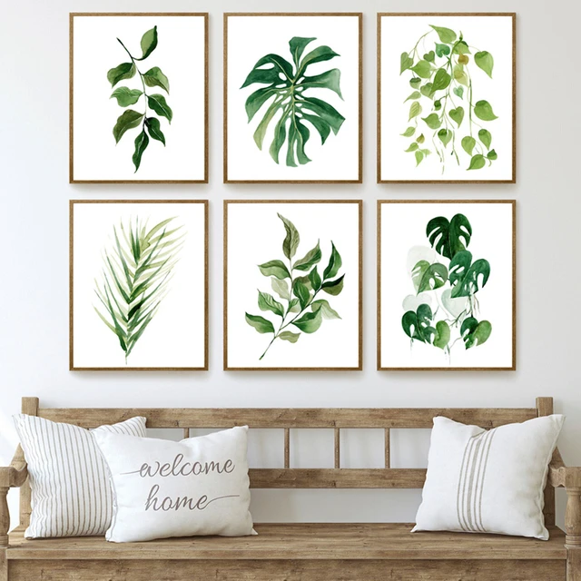 Modern Leaf Paintings