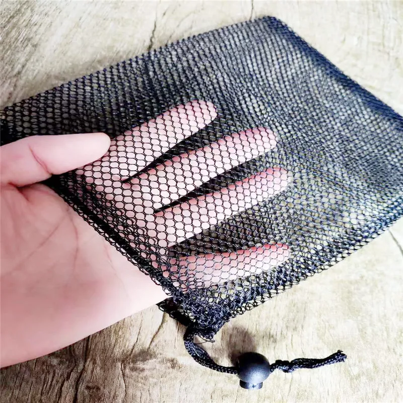 POCHETTE DE SAC ,Black-15cm x 20cm--Sac en filet en maille noire, sac à ...