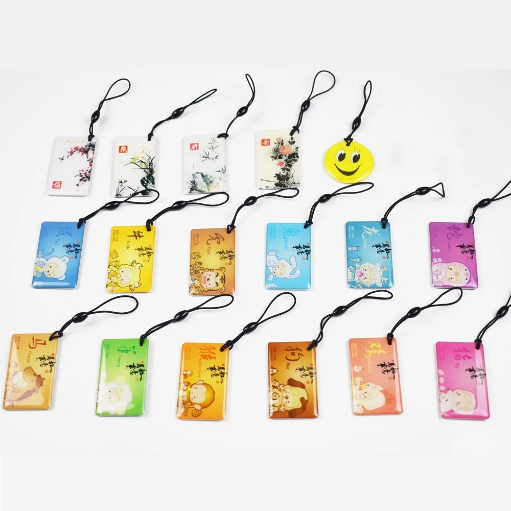 50pcs RFID Key Tag Access Control Card 13.56 MHZ Contactless High ...