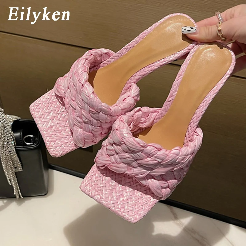 Eilyken-2024-New-Summer-Design-Weave-Square-Toe-Heels-High-Quality-Slippers-Gladiator-Beach ...