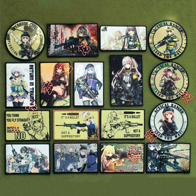 Ump45 Sexy Beautiful Girls Frontline Patch Game Griffon 404 Squad ...