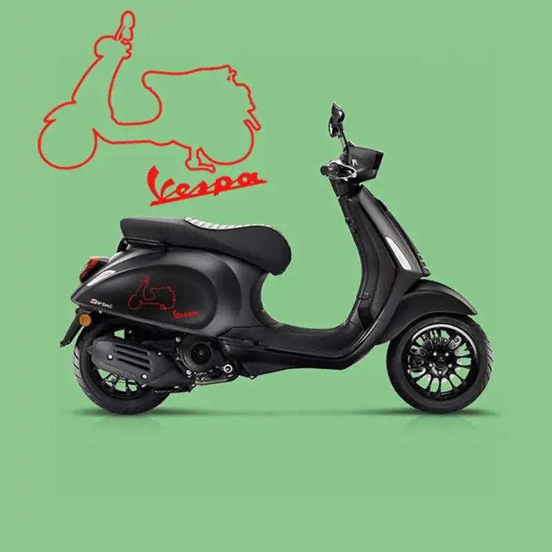 Motorcycle Scooter Accessories Model Decals Stickers For Vespa Piaggio ...