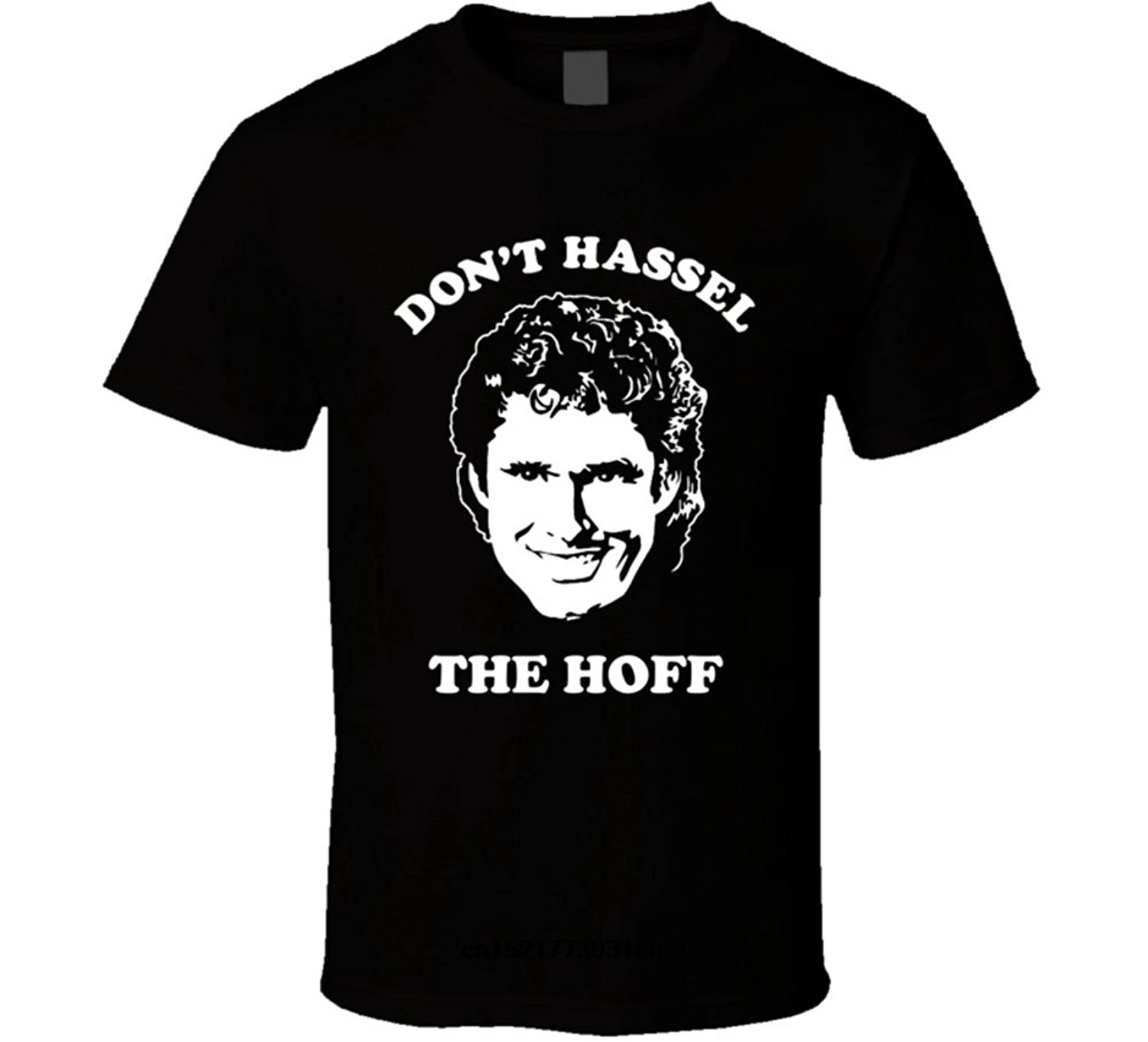 Men t shirt Dont Hassle The Hoff David Hasselhoff Face AMa Award Show t ...