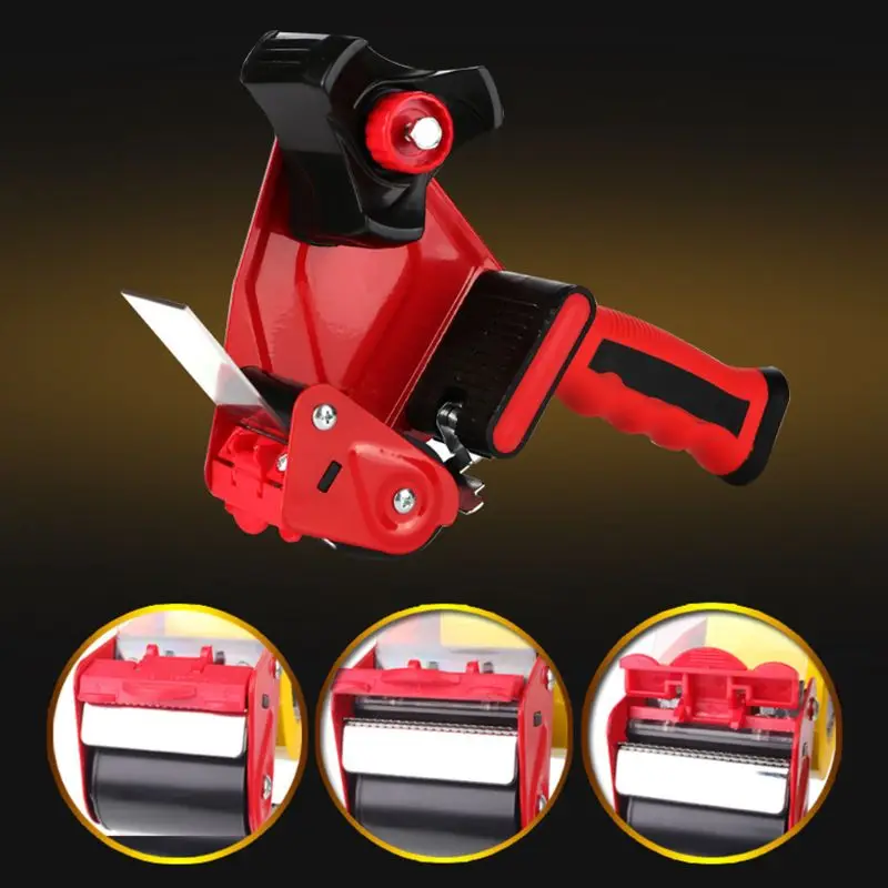 Heavy-Duty-Tape-Gun-Dispenser-Sealing-Packaging-Parcel-Cutter-Machine ...