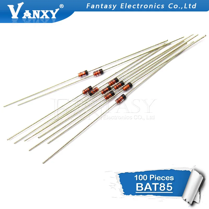 100PCS BAT85 FAZER 35 BAT41 BAT42 BAT43 retificador de Schottky ...
