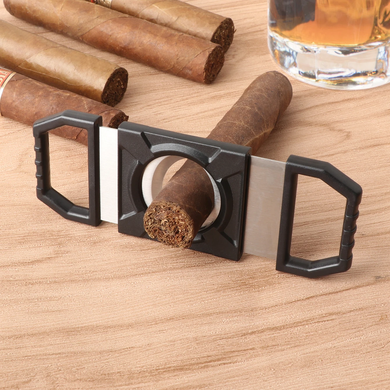 Portable-Cigar-Cutter-Double-Edged-Stainless-Steel-Blade-Mini-Scissors ...