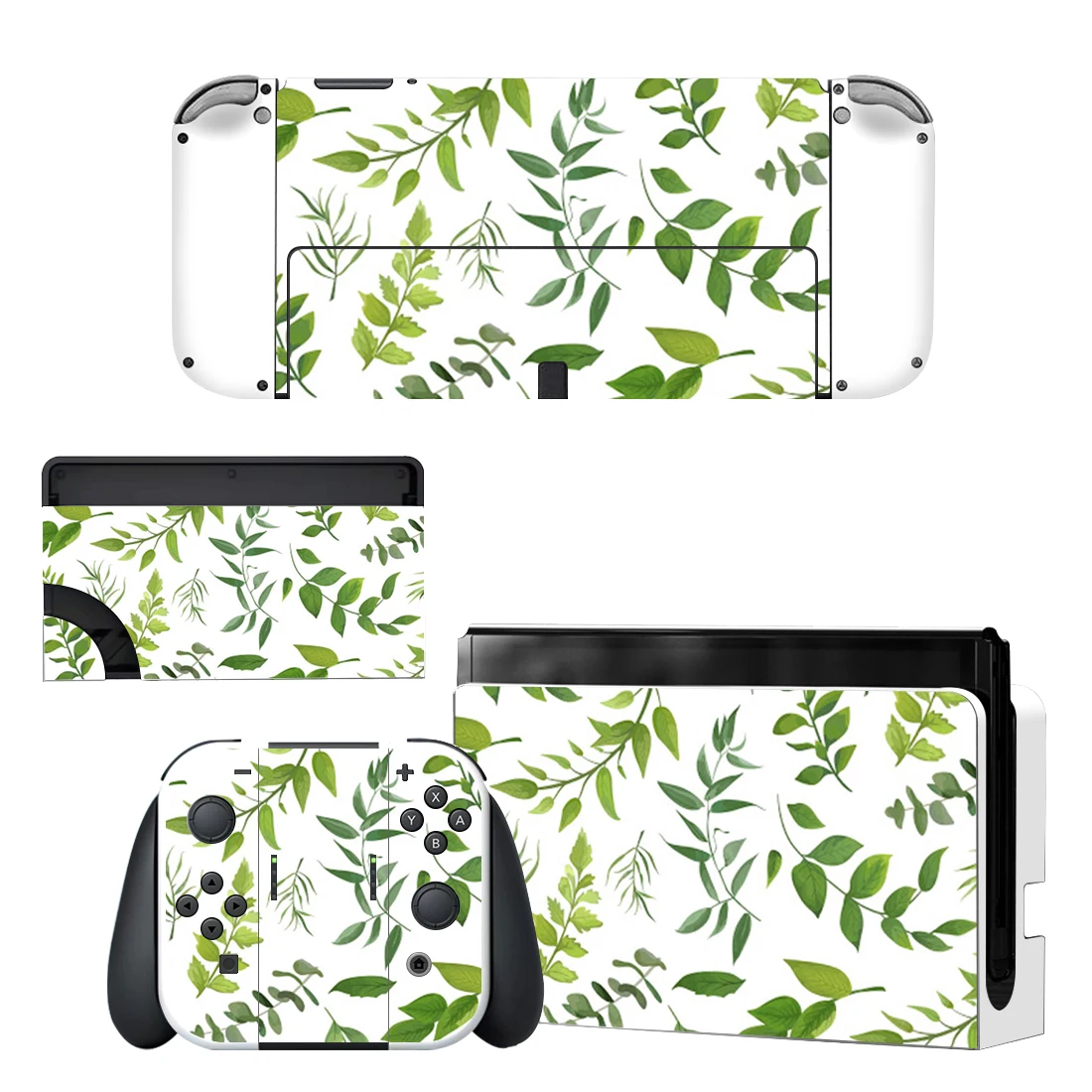 Green Leaf Weed Nintendoswitch Skin Cover Sticker Decal for Nintendo ...