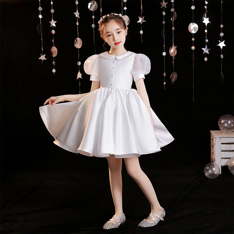 White Dress For Graduation For Kids