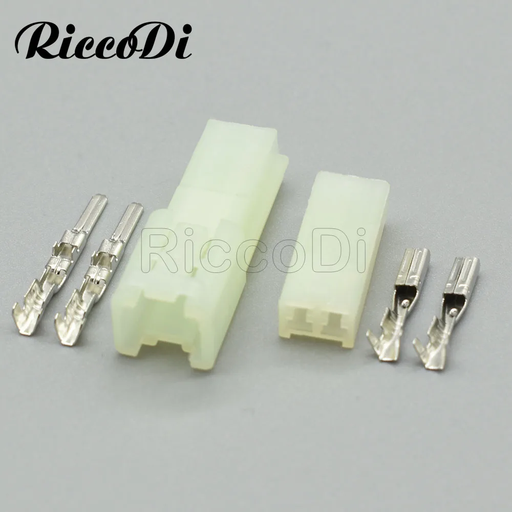 10-100Sets-2-Pin-Electronic-Male-Female-Automotive-Connector-Auto ...