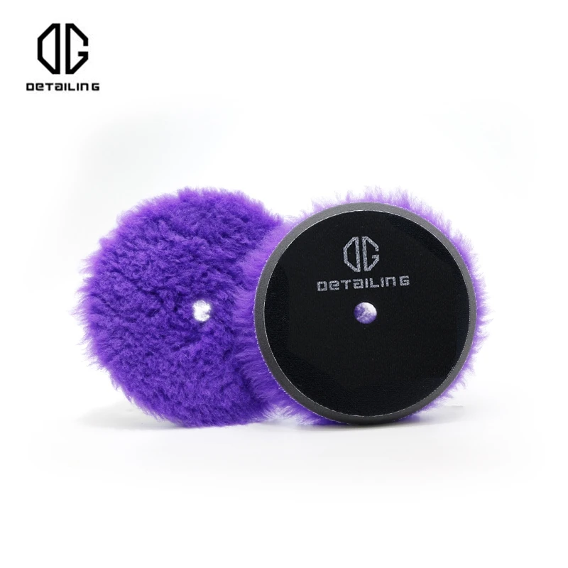 Detailing 3/5/6 Inch Purple Woolen Polishing Pad Car Paint Polishing ...