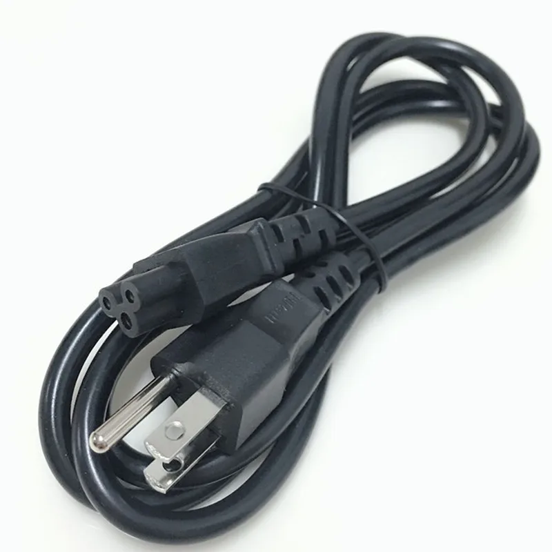 US USA Power Cord American US Plug C5 Cloverleaf Power Supply Lead ...
