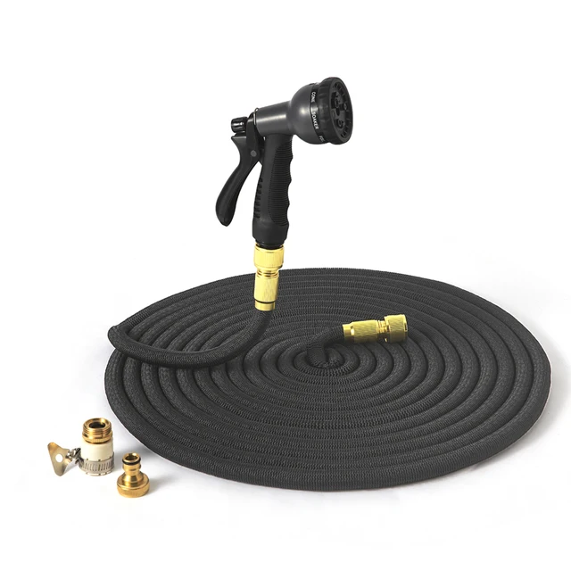 Garden Hose Expandable 75ft Expandable Garden Hose - Triple Layer Latex ...
