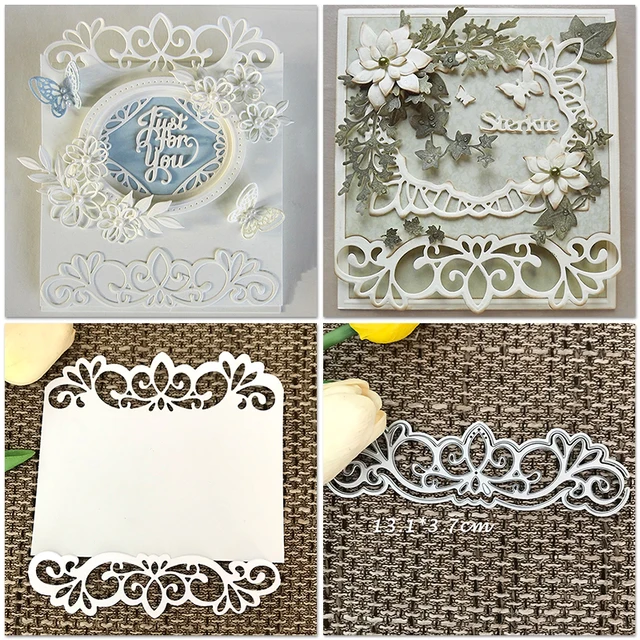 Border Dies for Card Making Edge Metal Cutting Die for Scrapbooking ...