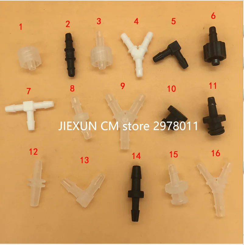 50PCS Inkjet printer Roland Mimaki solvent UV Plastic ink tube fittings ...